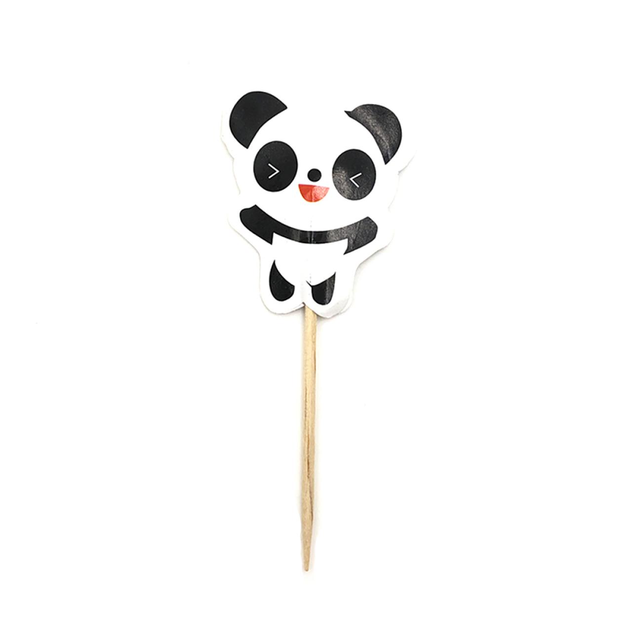 TOPPER OSO PANDA 24 UNIDADES - UNIVERSO MAGICO