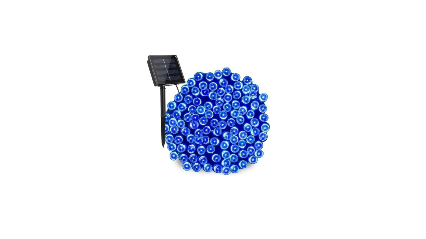 GUIRNALDA DE LUCES EXTERIOR 18 MTS AZUL - UNIVERSO MAGICO