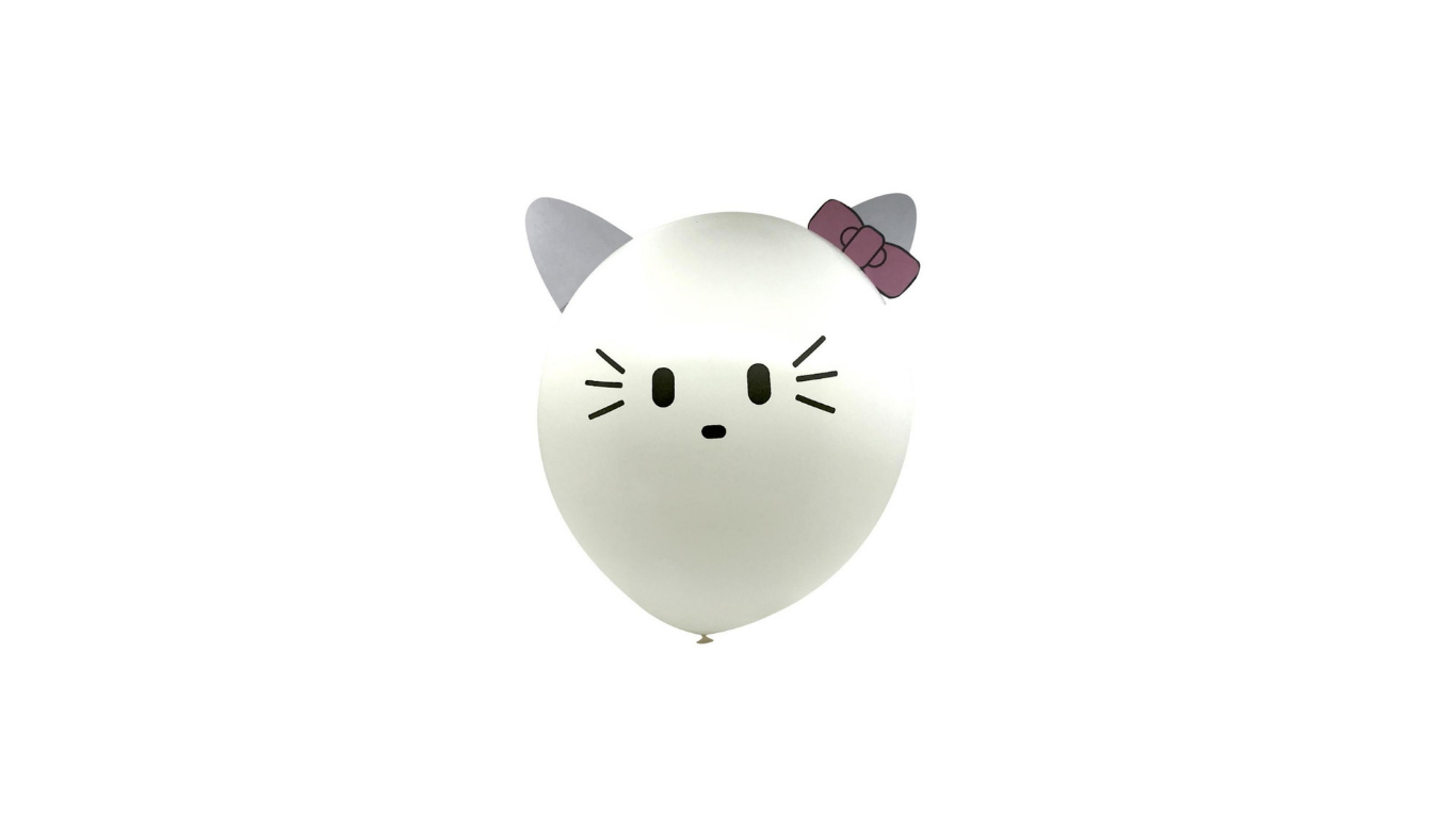 KIT DE GLOBOS HELLO KITTY - UNIVERSO MAGICO