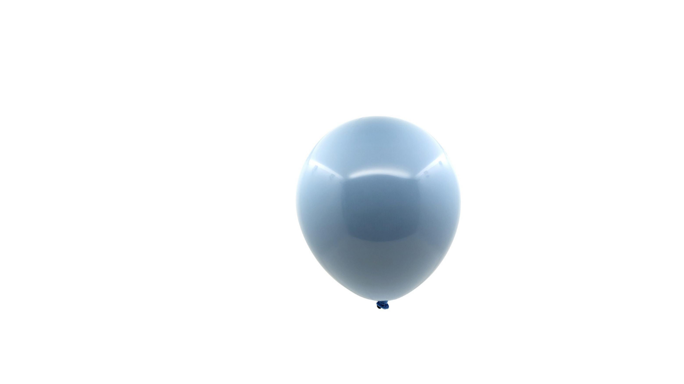GLOBOS DOBLES AZUL CLARO R10 - UNIVERSO MAGICO