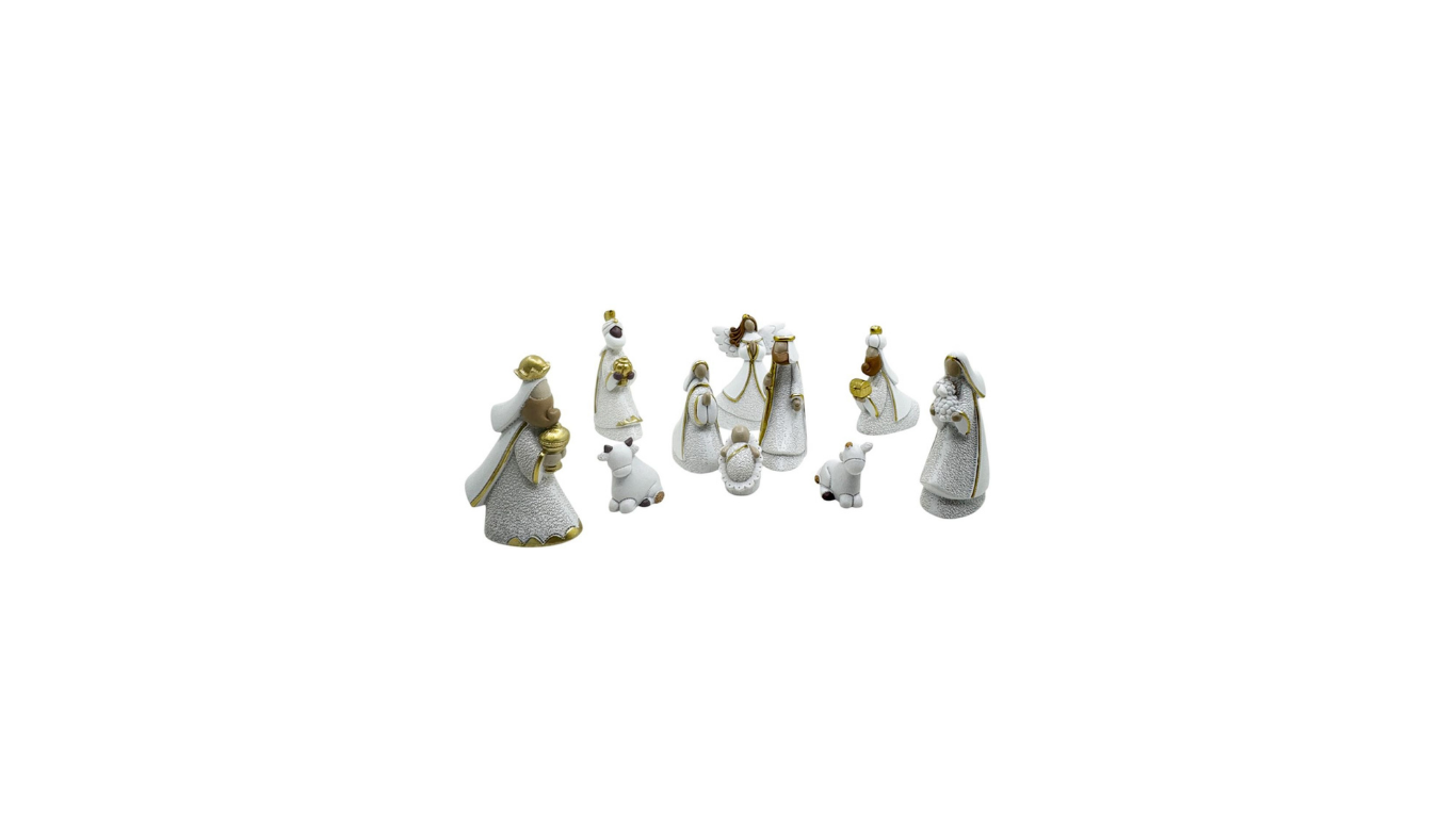 PESEBRE BLANCO MINIMALISTA - UNIVERSO MAGICO